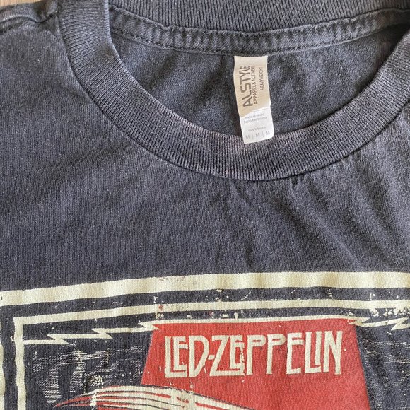 Alstyle | Shirts | Distressed Led Zeppelin Mothership Album Cover Tee Szm | Poshmark